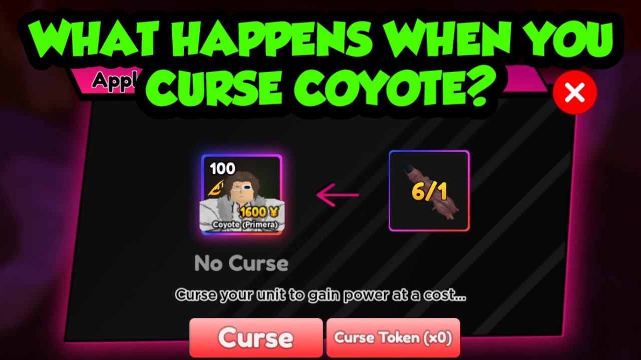 WHAT HAPPENS WHEN YOU CURSE COYOTE? | ANIME ADVENTURES - YouTube