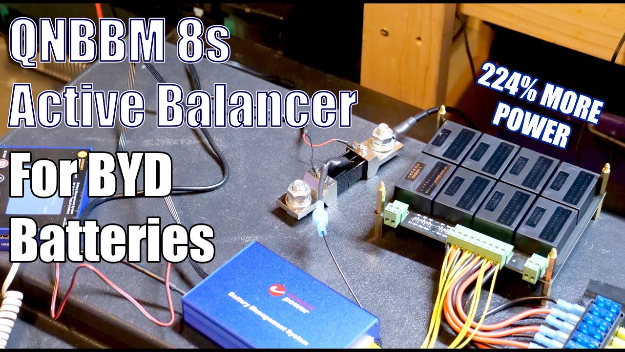 Deligreen QNBBM 8s Active Balancer for BYD LiFEPO4 Battery - YouTube