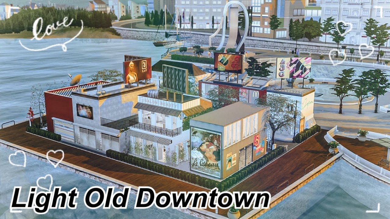 The Sim 4 - Light Old Downtown - Phố Lên Đèn Em Lên Đồ Đi Chơi SG ...