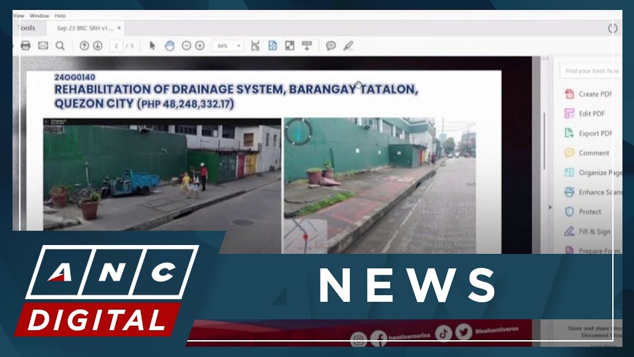 LOOK: Hontiveros presents 'ghost' flood control projects in QC worth ...