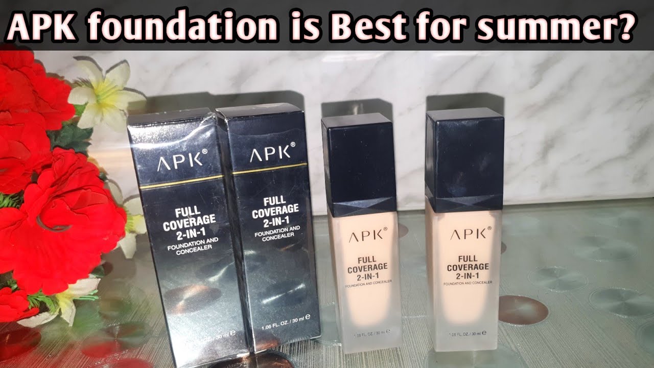 APK full coverage 2 in 1 Foundation and concealer honest review ||Full ...