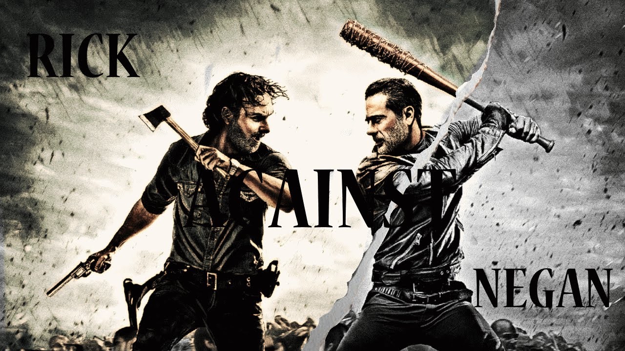 Rick against Negan. | The Walking Dead. - YouTube