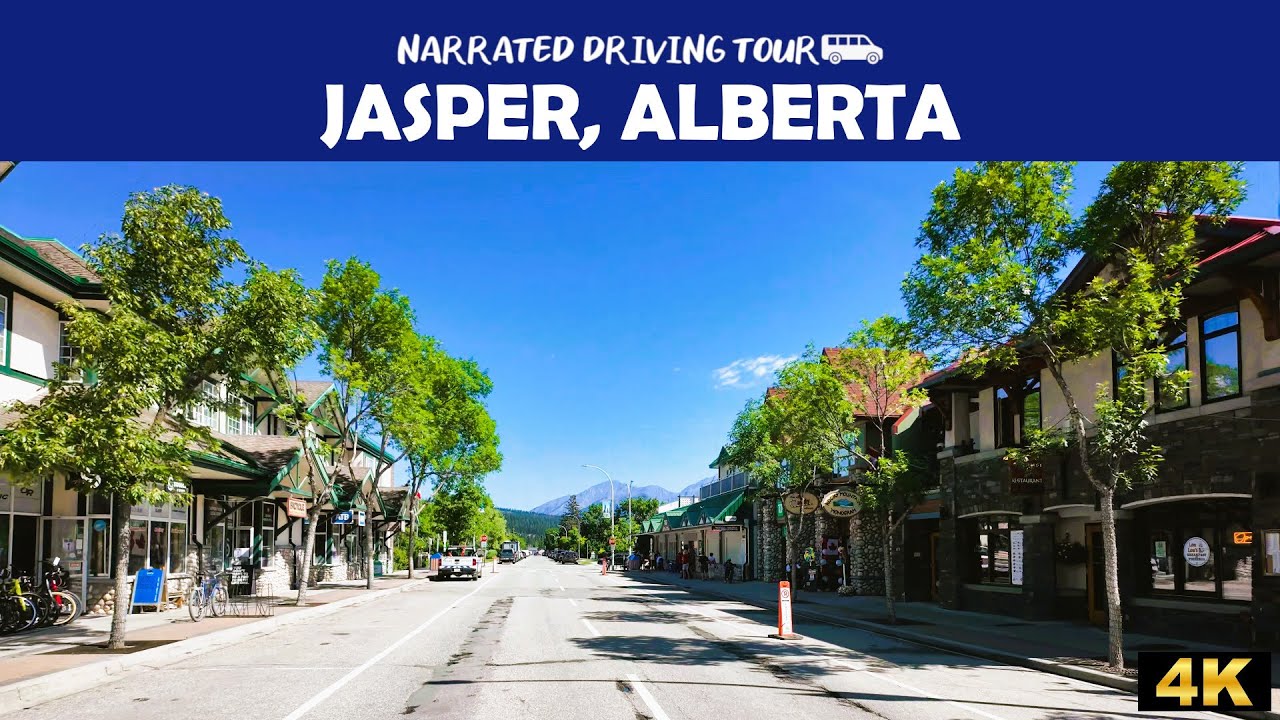 🏞️ Explore Jasper by Car! Breathtaking 4K Drive Through the Rockies 🚘 ...