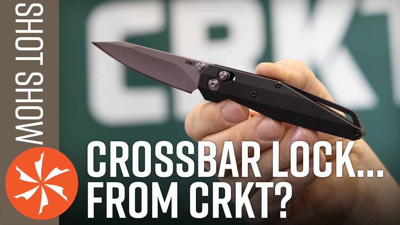 New CRKT Crossbar Lock! - SHOT Show 2023 Live Look - YouTube