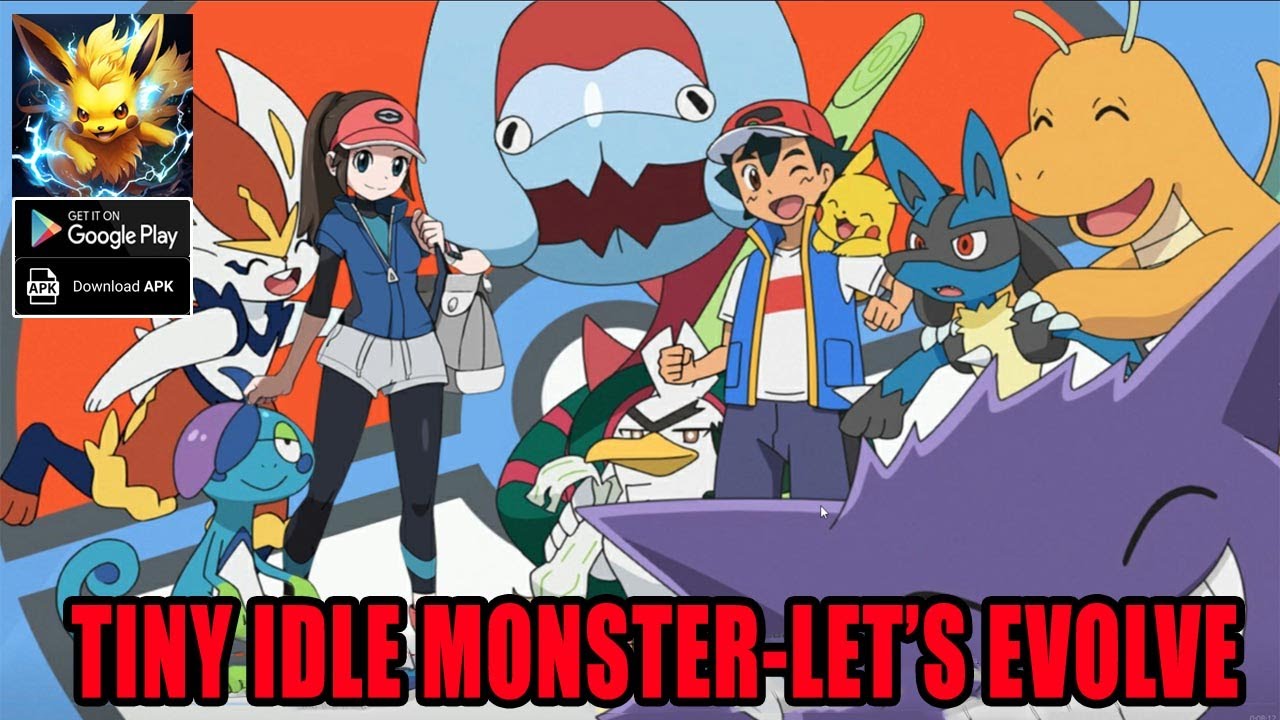 Tiny Idle Monster: Let's Evolve Gameplay - New Pokemon RPG Android - YouTube