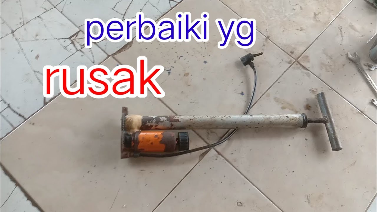Tutorial. Perbaiki pompa rusak - YouTube
