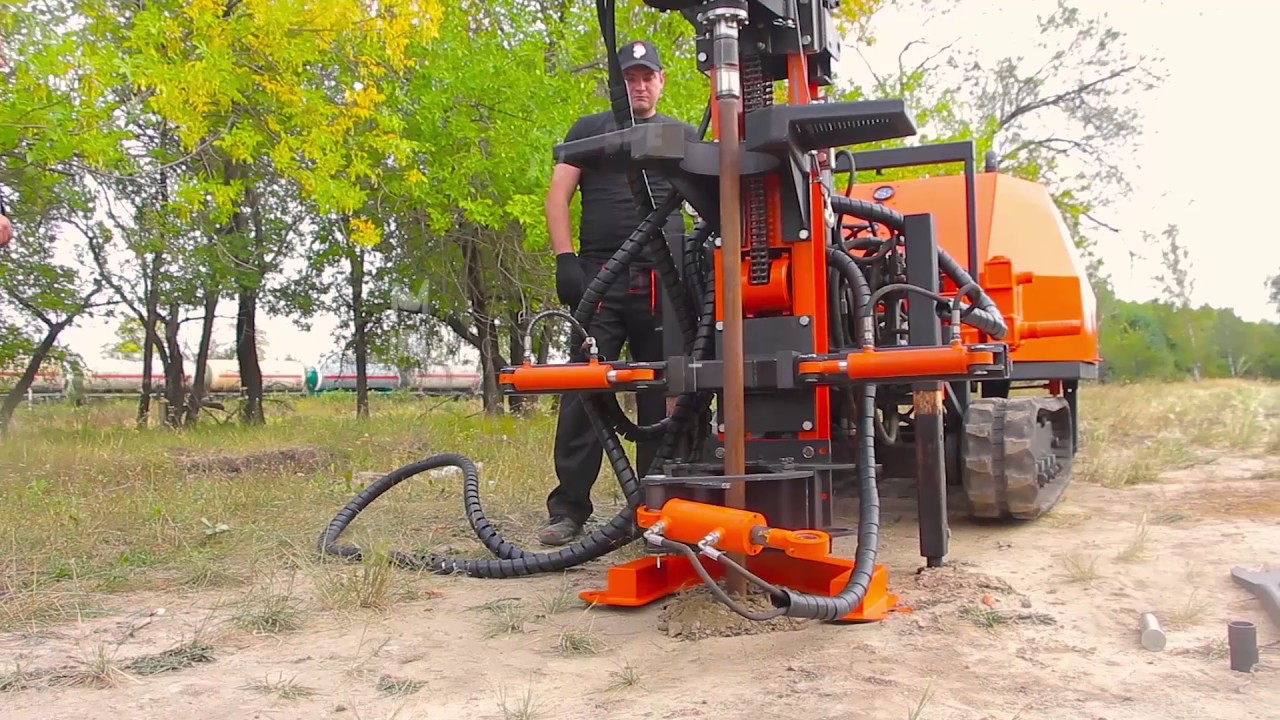 Self Going Drilling Rig Titan 120 - YouTube