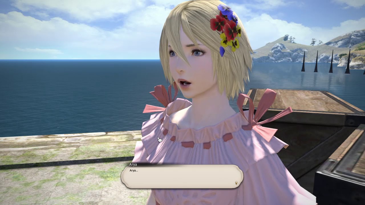 Arya in Final Fantasy 14, red mage quest - YouTube