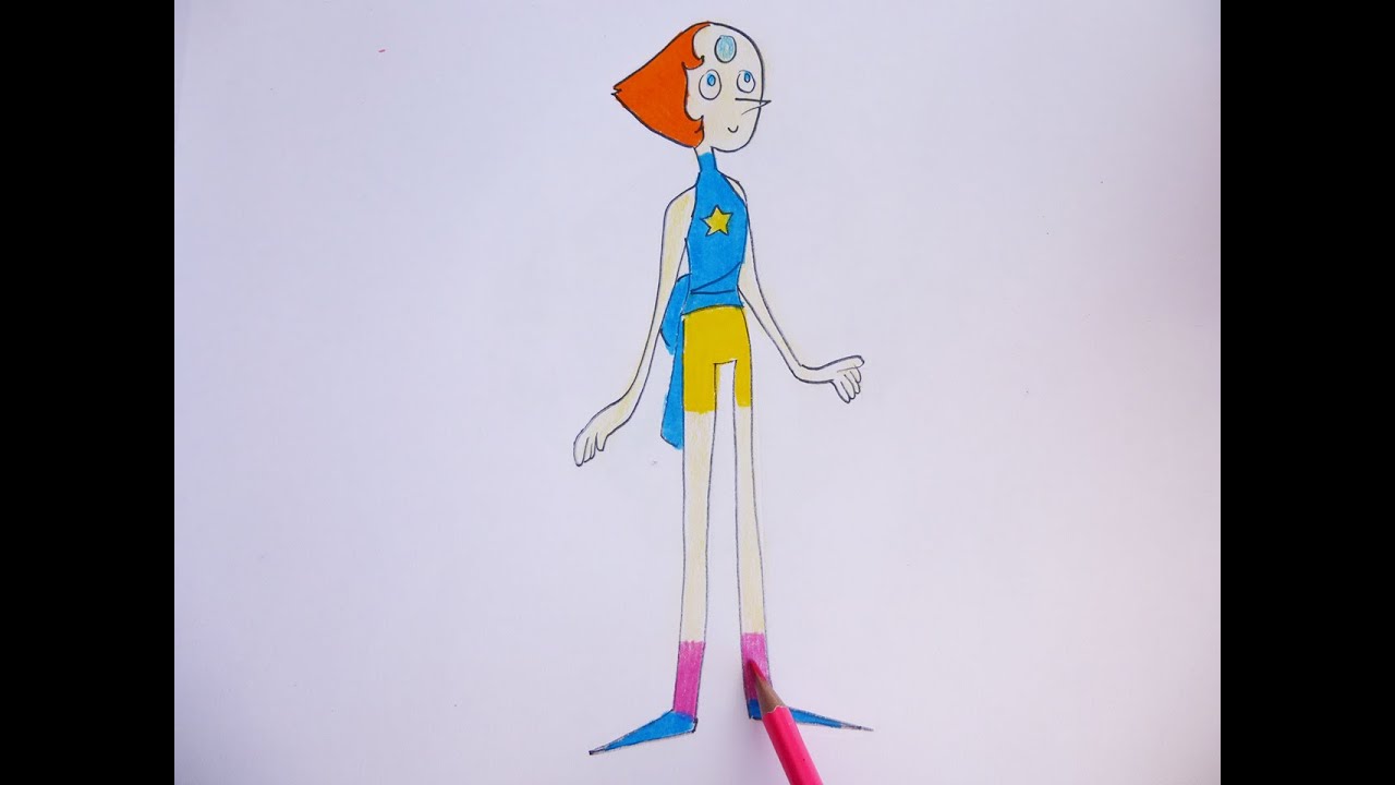 Dibujando y pintando a perla - Drawing and painting to Pearl - YouTube
