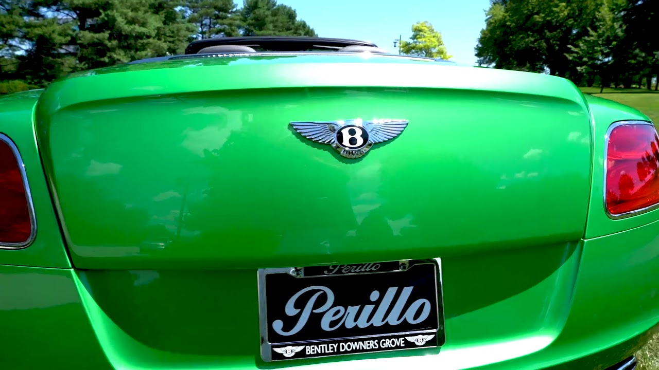 2015 Convertible Bentley GTC - Perillo Downers Grove - YouTube
