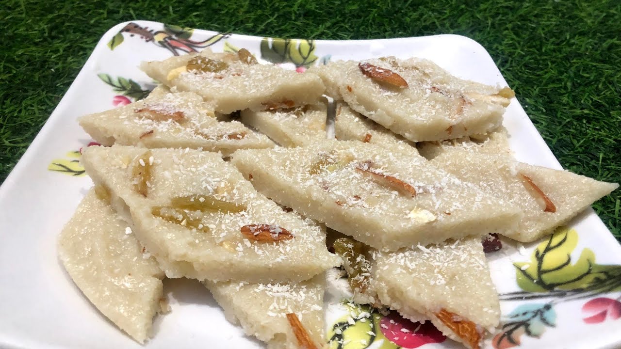 Delicious Suji Ki Barfi Recipe | Suji ki barfi bnane ka asan tarika ...