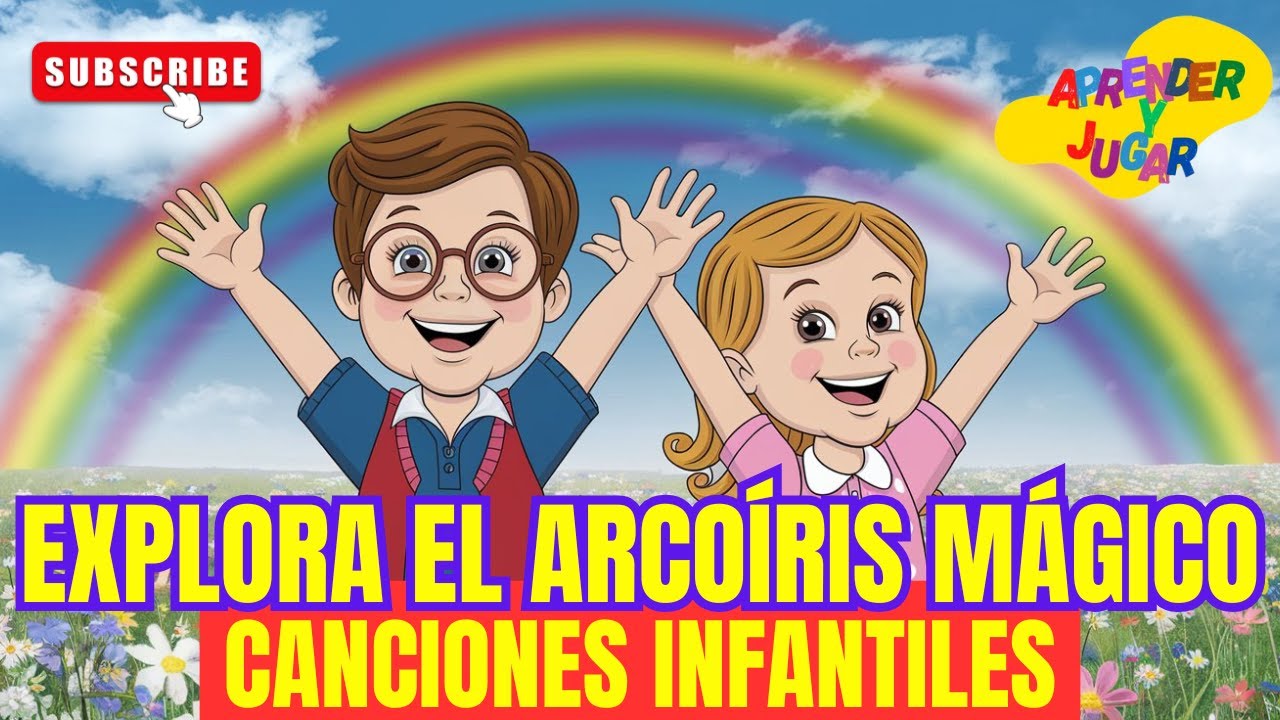 🌈 Canción del Arcoíris 🌈 | Aprende los Colores Jugando 🎶 | Música ...
