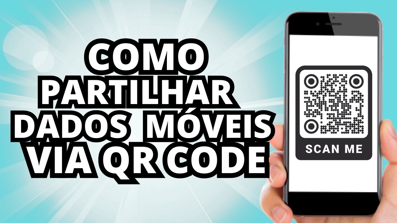 Como Partilhar dados móveis com QR CODE no Android| Como partilhar ...