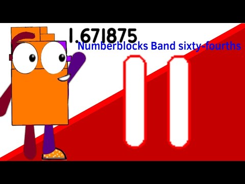 Numberblocks Band sixty-fourths 11 (Numberblocks Band Quarters 107.5 ...