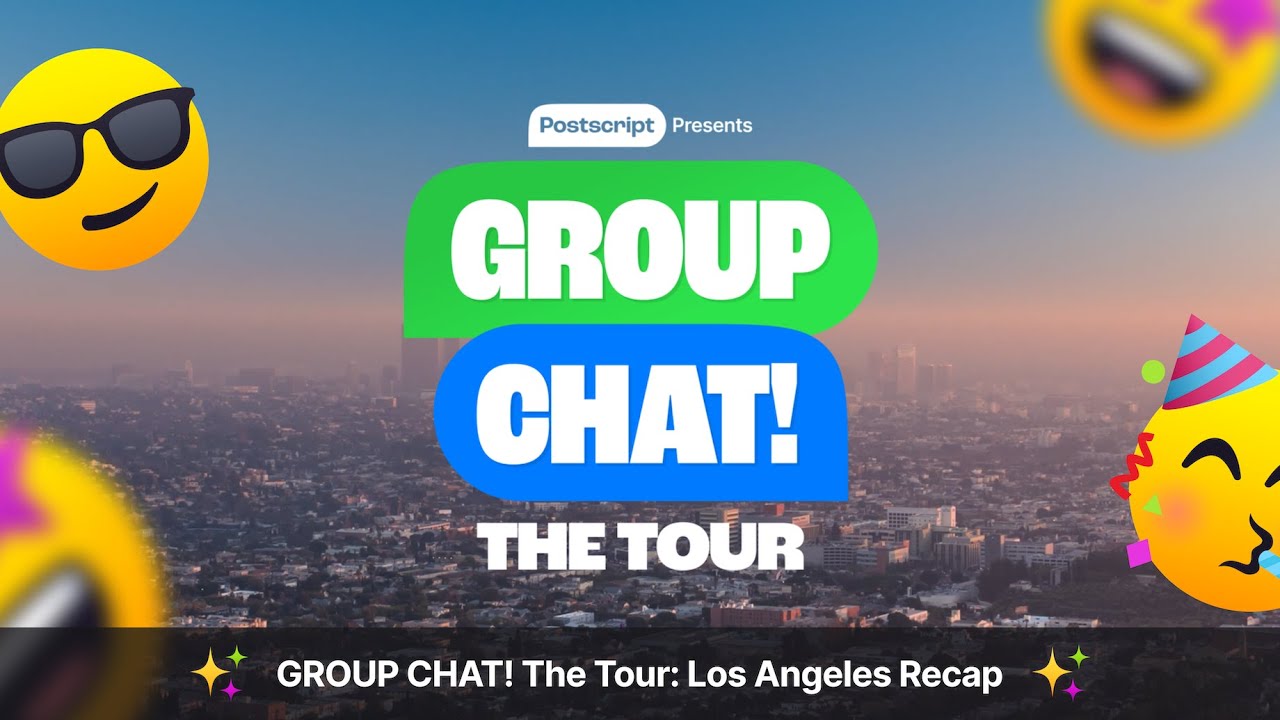 Group Chat! The Tour - Los Angeles - YouTube