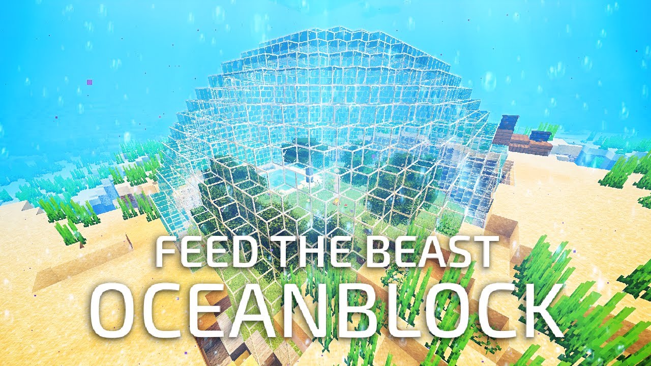 FTB OceanBlock Modpack | Testing The Waters | Day 1 - YouTube