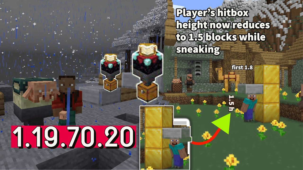Minecraft 1.19.70.20 | Minecraft Beta 1.19.70.20 || Player’s hitbox ...