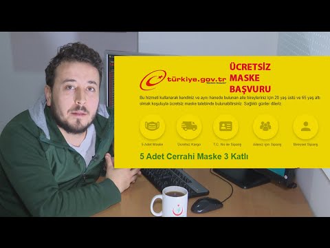 ÜCRETSİZ MASKE BAŞVURU YENİ SİSTEMİ - E-Devlet ve PTT üzerinden 5 Maske ÜCRETSİZ