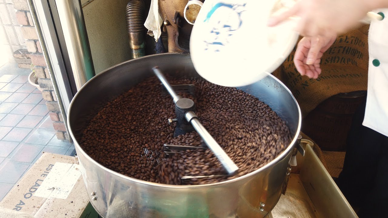 Amazing Japanese Coffee! Production Process -Japan Street Food - YouTube