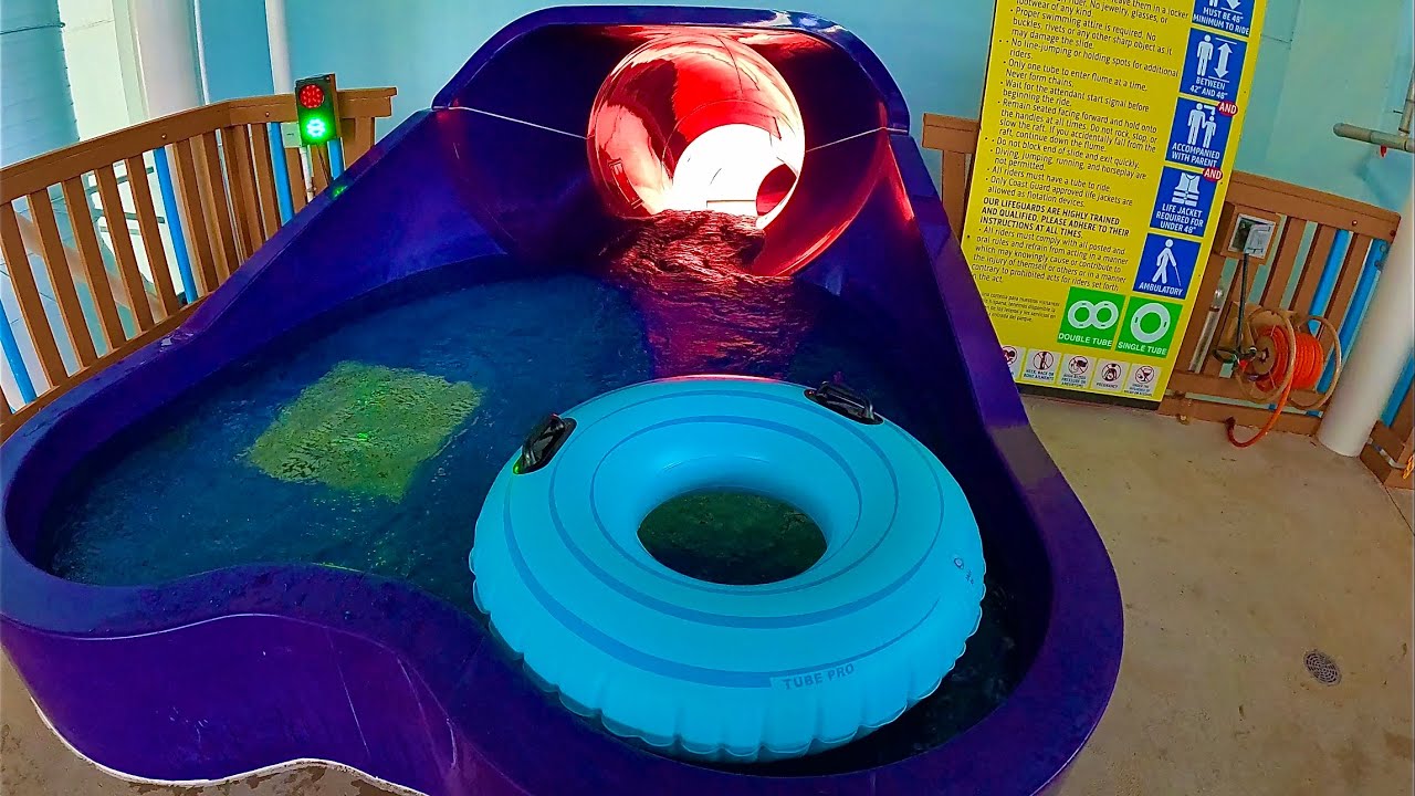 The Rippling Rhino Tube Water Slide at Kalahari Indoor Waterpark, Texas ...