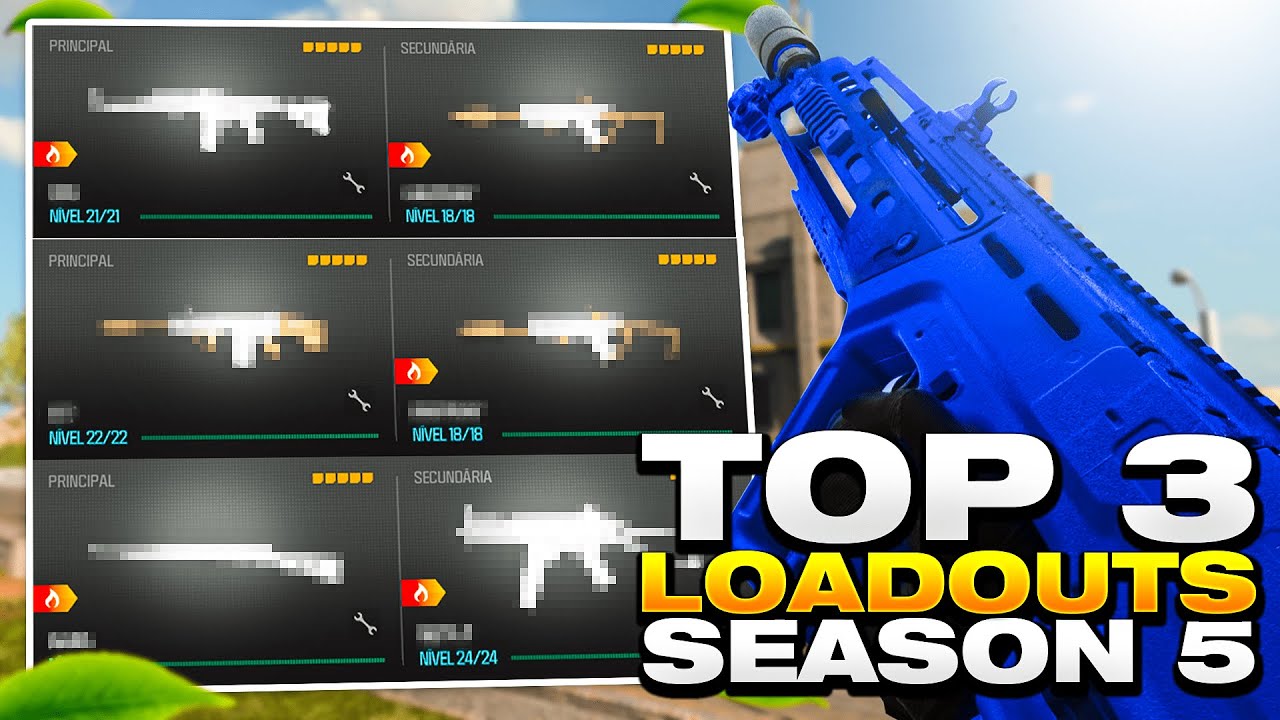 TOP 3 LOADOUTS METAS da SEASON 5! META ABSOLUTO! - YouTube