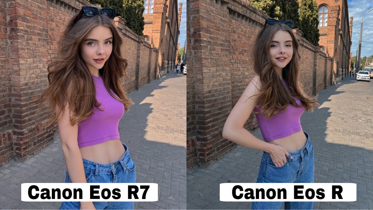 Canon Eos R7 Vs Canon Eos R Camera Test - YouTube