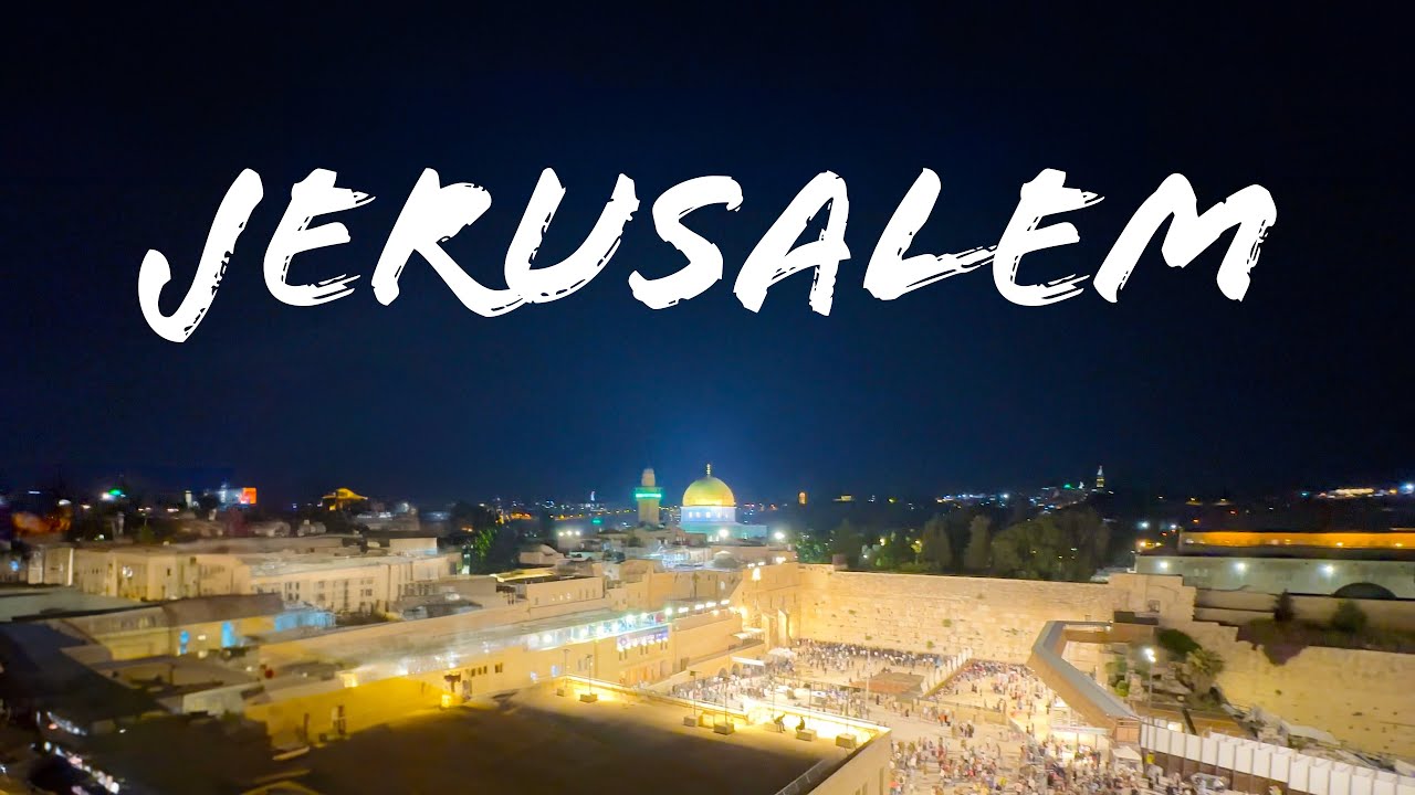 Temple Mount looks different at Night - YouTube