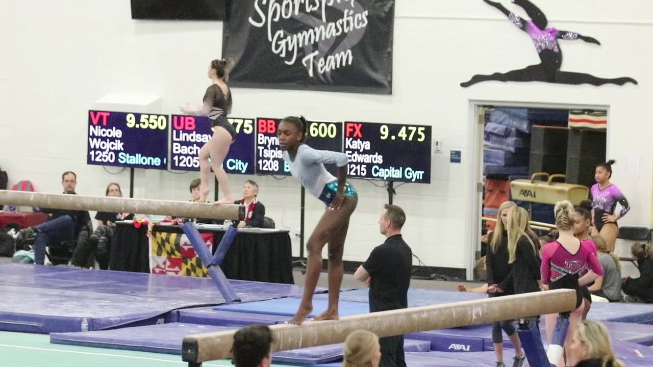 Jaydah Battle Level 10 Beam 9.475 Hill's Maryland - YouTube