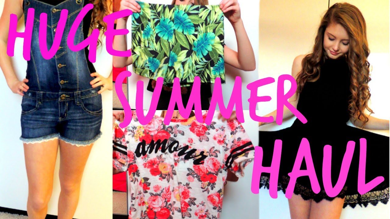 Summer HAUL! - YouTube