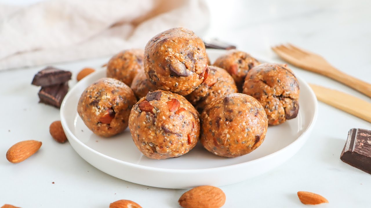 idée gouter facile et rapide energy balls sans gluten - YouTube