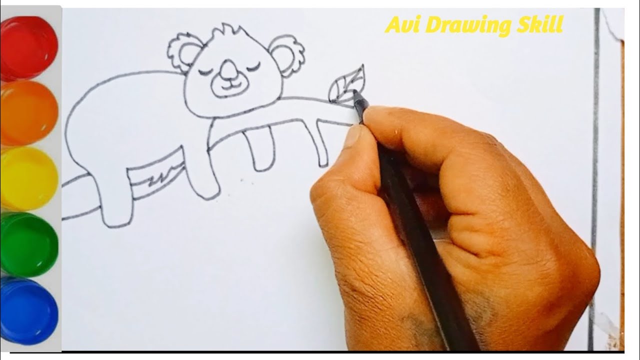 Easy Panda Drawing For kids - YouTube