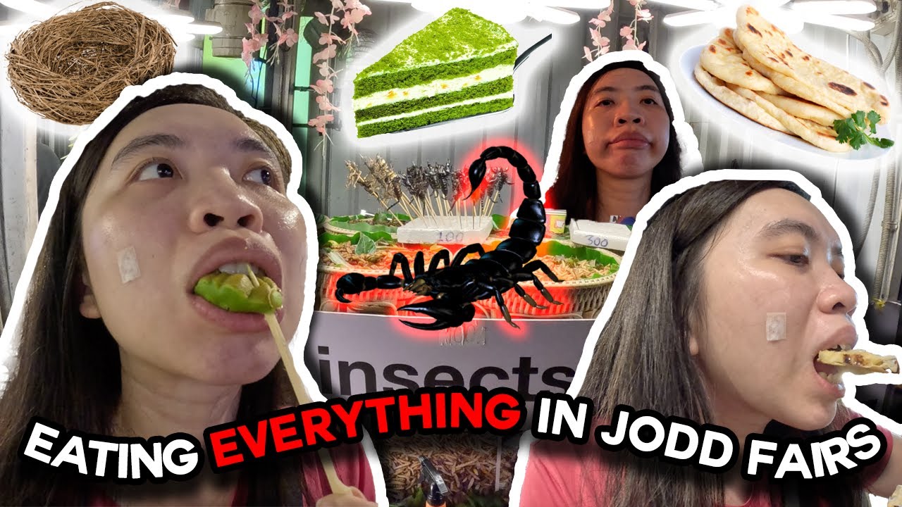 What I Ate at Jodd Fairs Night Market! 🇹🇭 Bangkok Street Food Adventure ...