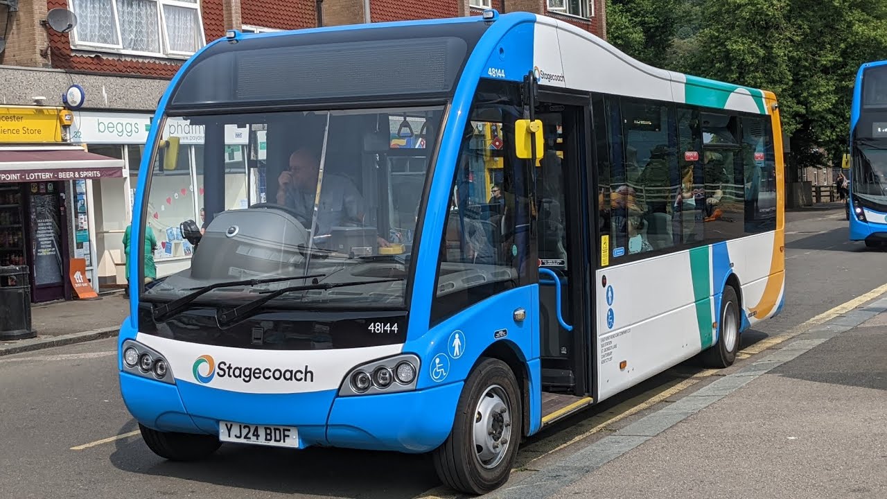 FIRST DAY IN SERVICE! Stagecoach South East YJ24 BDF 48144 Optare Solo ...