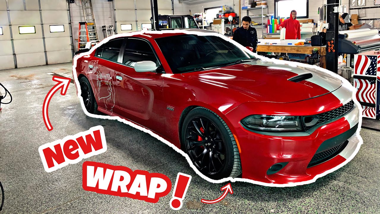 Picking Out My New Wrap For 392 Widebody Scat Pack! NEW Wrap On This ...
