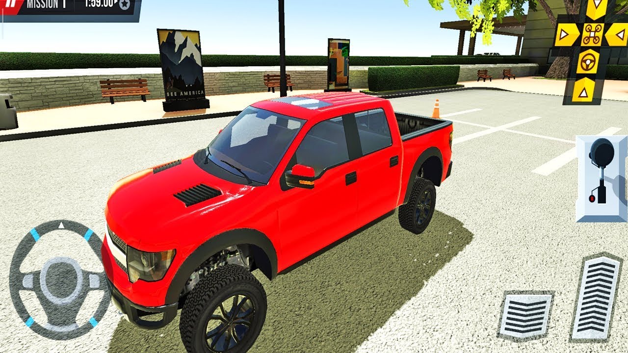 Pickup Jeep Truck Shopping Mall Parking Game | Pickup Truck Racing Game ...