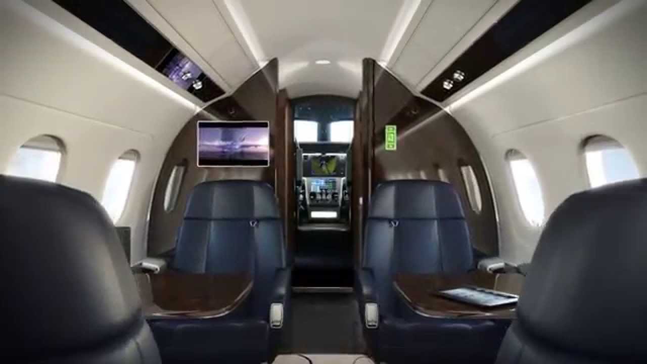 LUUX.be - Embraer Legacy 500 midsize luxe jet virtual tour - YouTube