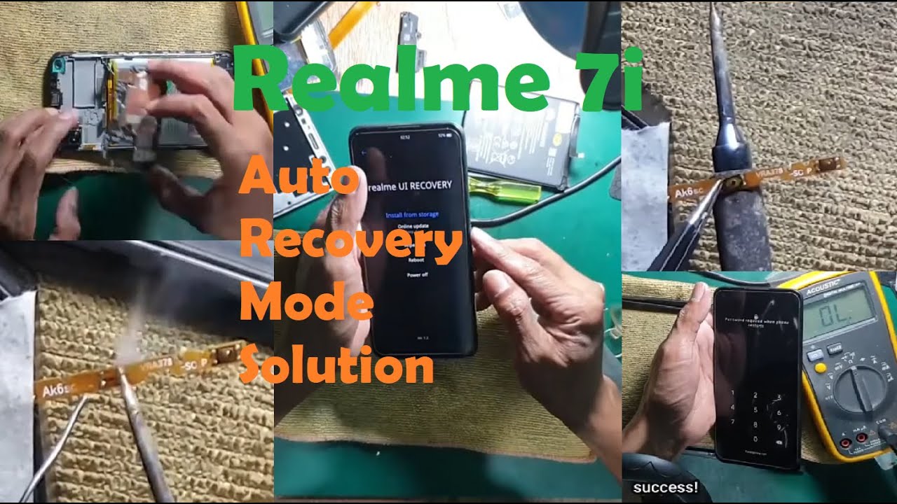 Realme 7i Auto Recovery Mode Issue Basic - YouTube