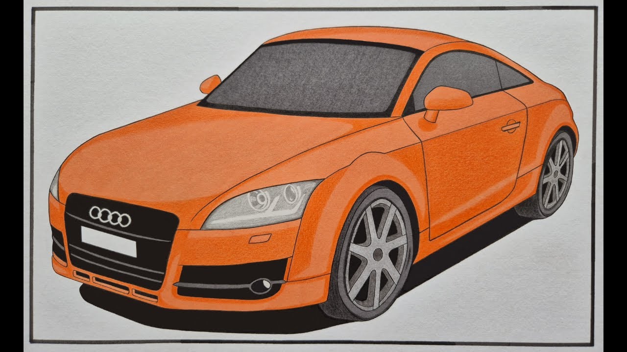 How To Draw Audi TT (2009) - YouTube