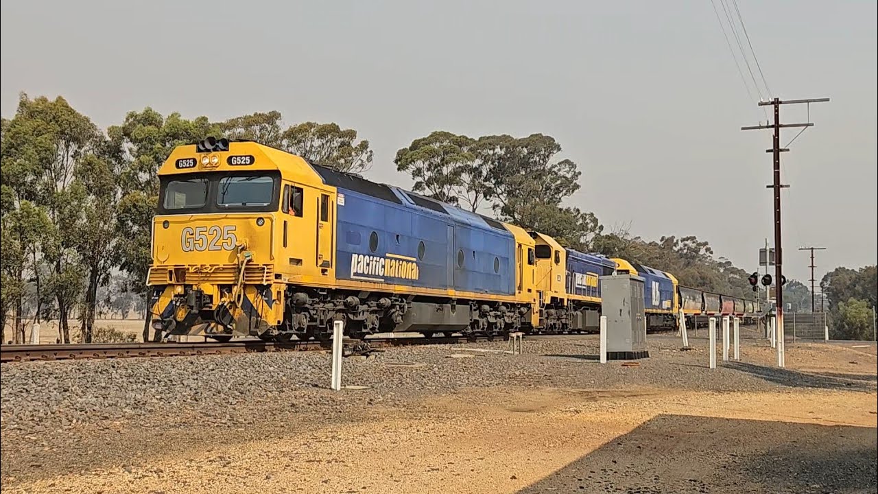 7731V PN empty grain (G525+X48+BL26), Geelong to Dimboola, 1703, 20/12 ...