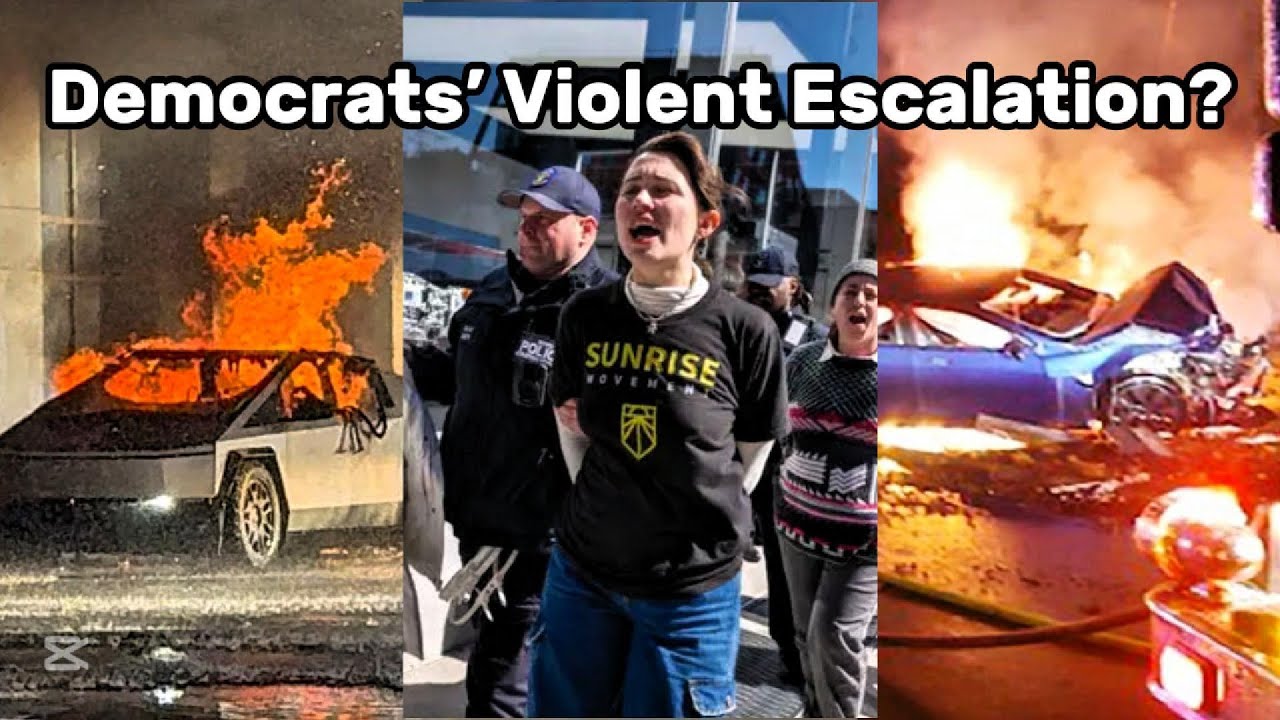Shocking Attacks on Tesla! Democrats Set CyberTrucks on Fire in Seattle ...