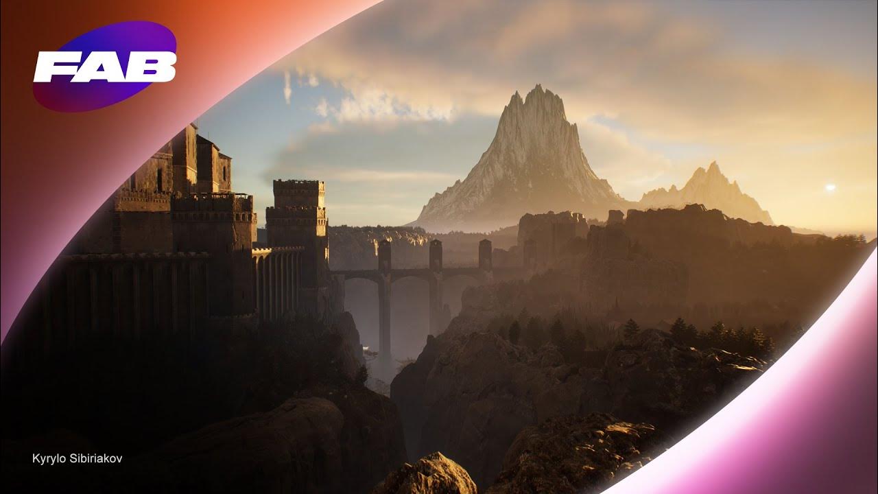 Castle #fab #unrealengine #ue #gamedev #blender #ue5 - YouTube