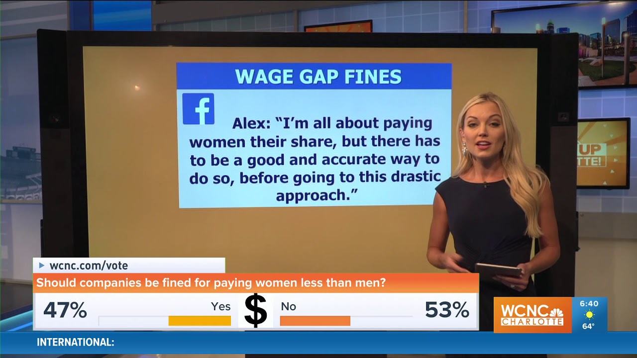 RACHEL ROLLAR LIVE REPORT ON WAGE GAP - YouTube