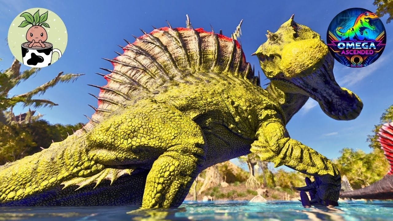 Ark Survival Ascended [Omega Forglar] - Ep 9 - Fighting a Spino Monster ...