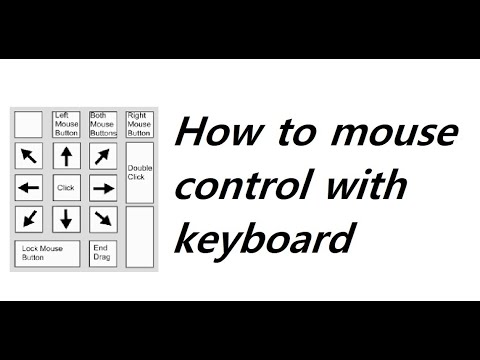 how to control mouse with keyboard.windows 10 #Aasimtechinfo - YouTube