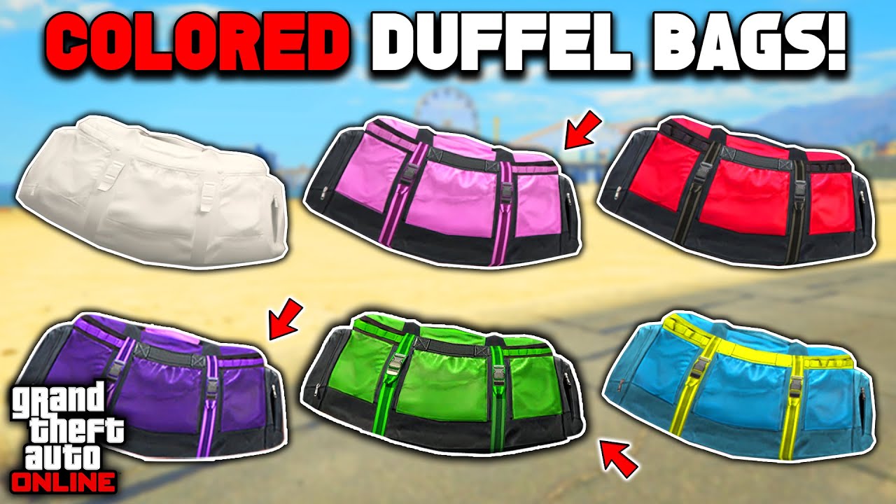 Easiest Method To Get Colored Duffel Bags In GTA 5 Online! - YouTube