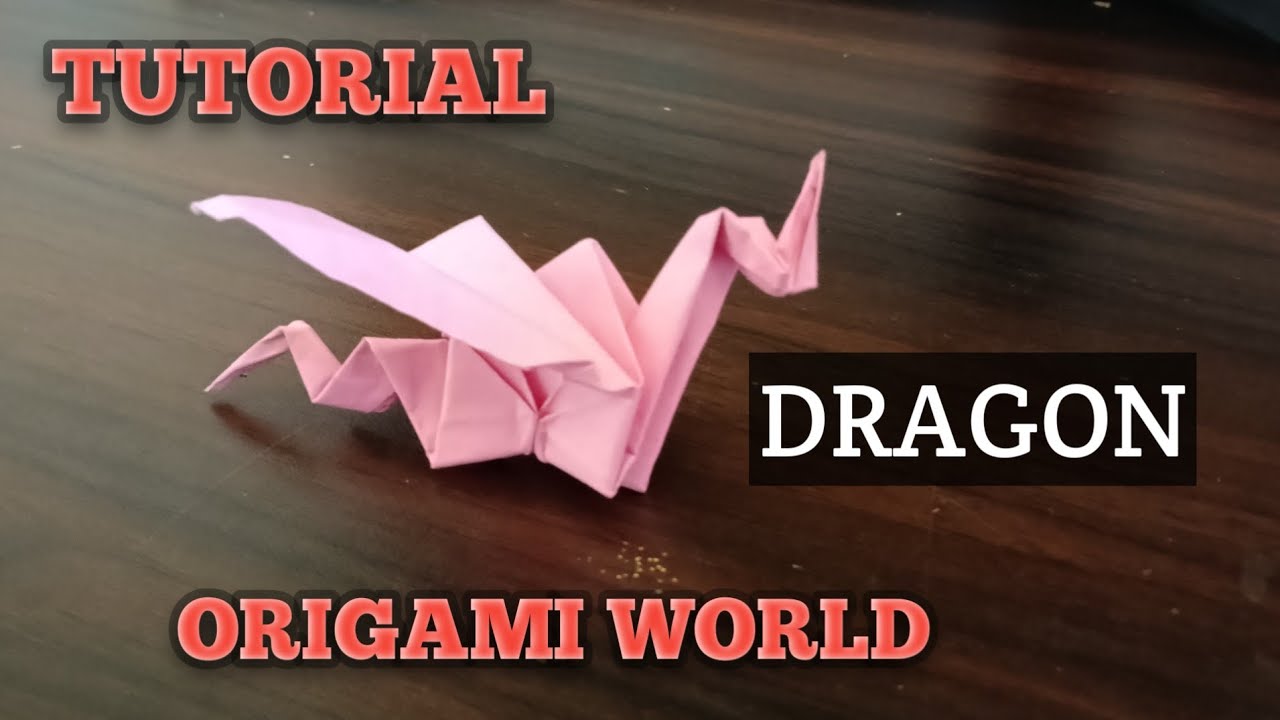 DRAGON ORIGAMI WORLD SYMBOLIC ORIGAMI FOLDING | DIY PAPER DRAGON ...