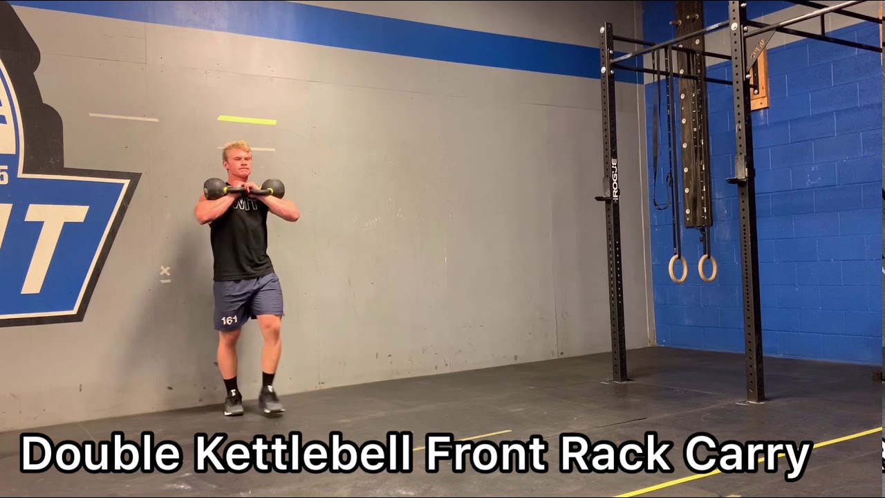 Double Kettlebell Front Rack Carry - YouTube