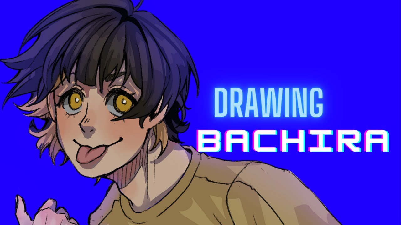 Bachira Meguru Drawing Timelapse (from Blue Lock) - YouTube