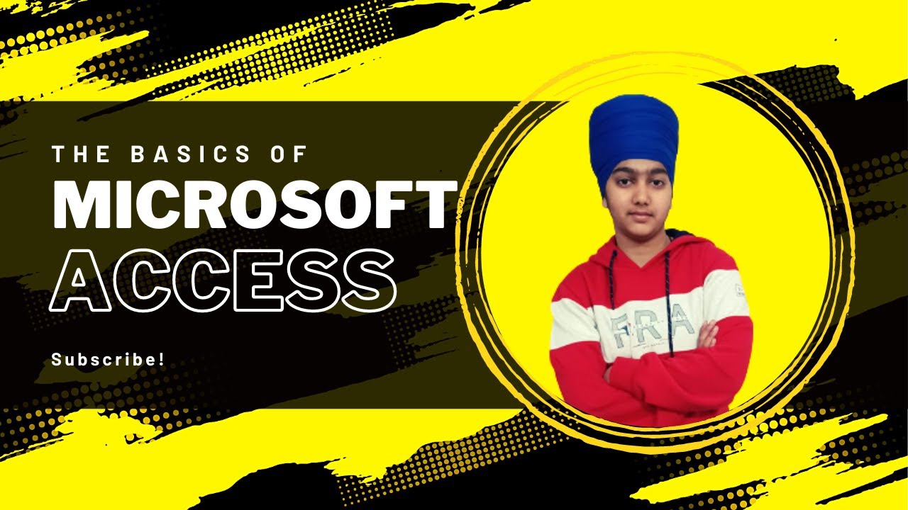 Some Basics Of Database Microsoft Access 2016 Youtube
