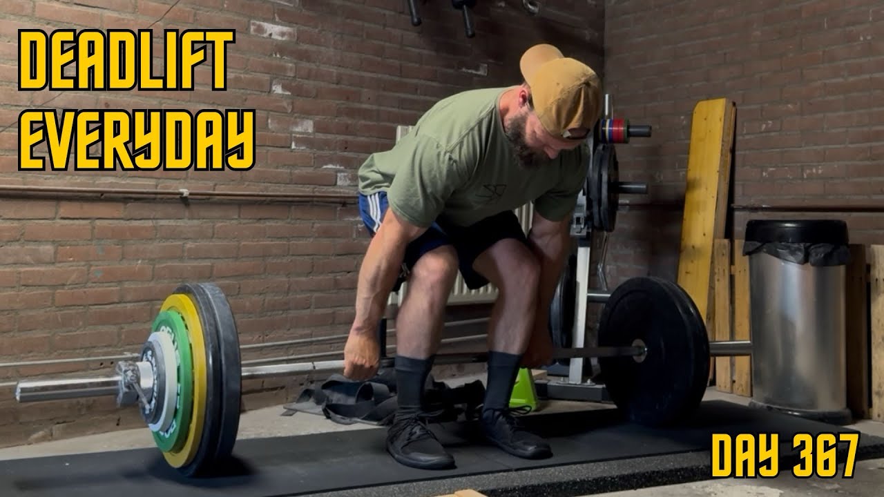 Deadlift Everyday Day 367: Behind-the-back deadlifts - YouTube